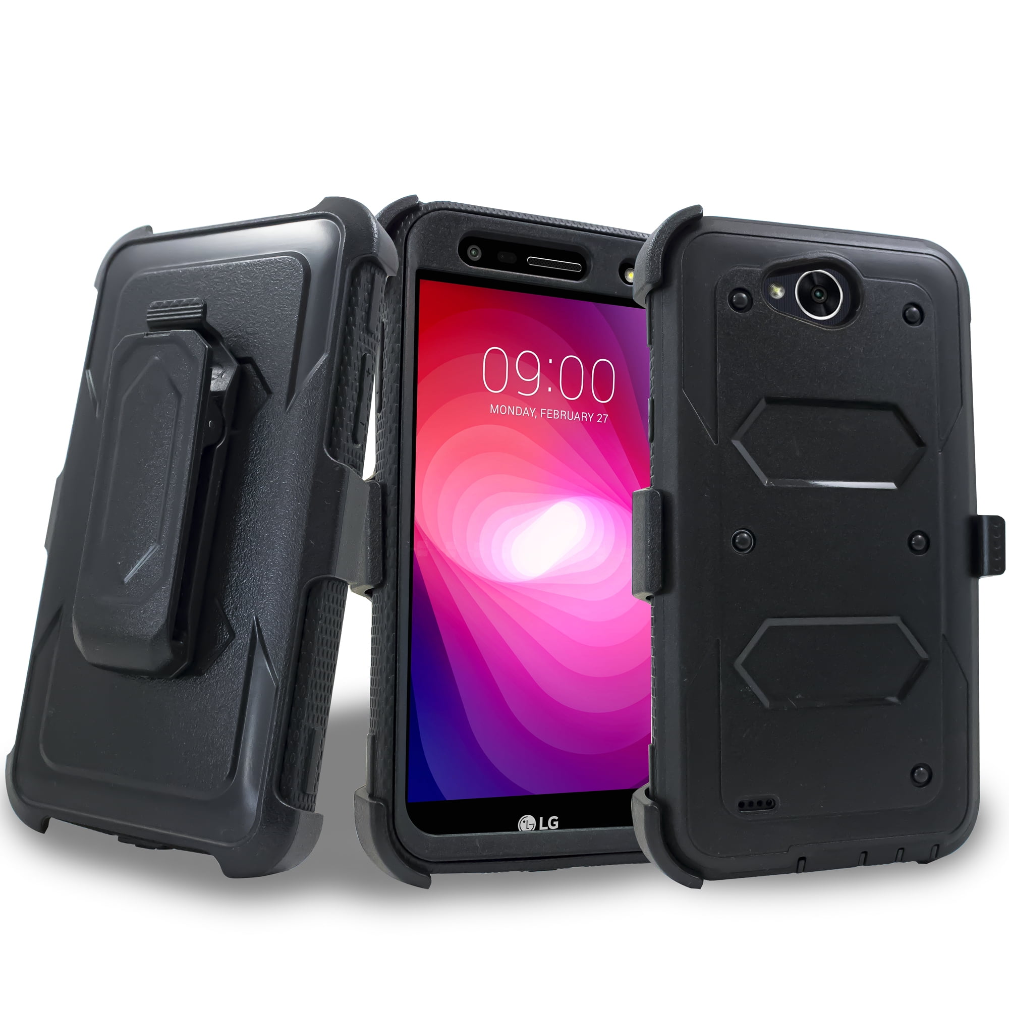 Mstechcorp Rugged Blue Cell Phone Case for LG Fiesta 2, 1 X Power 2 ...