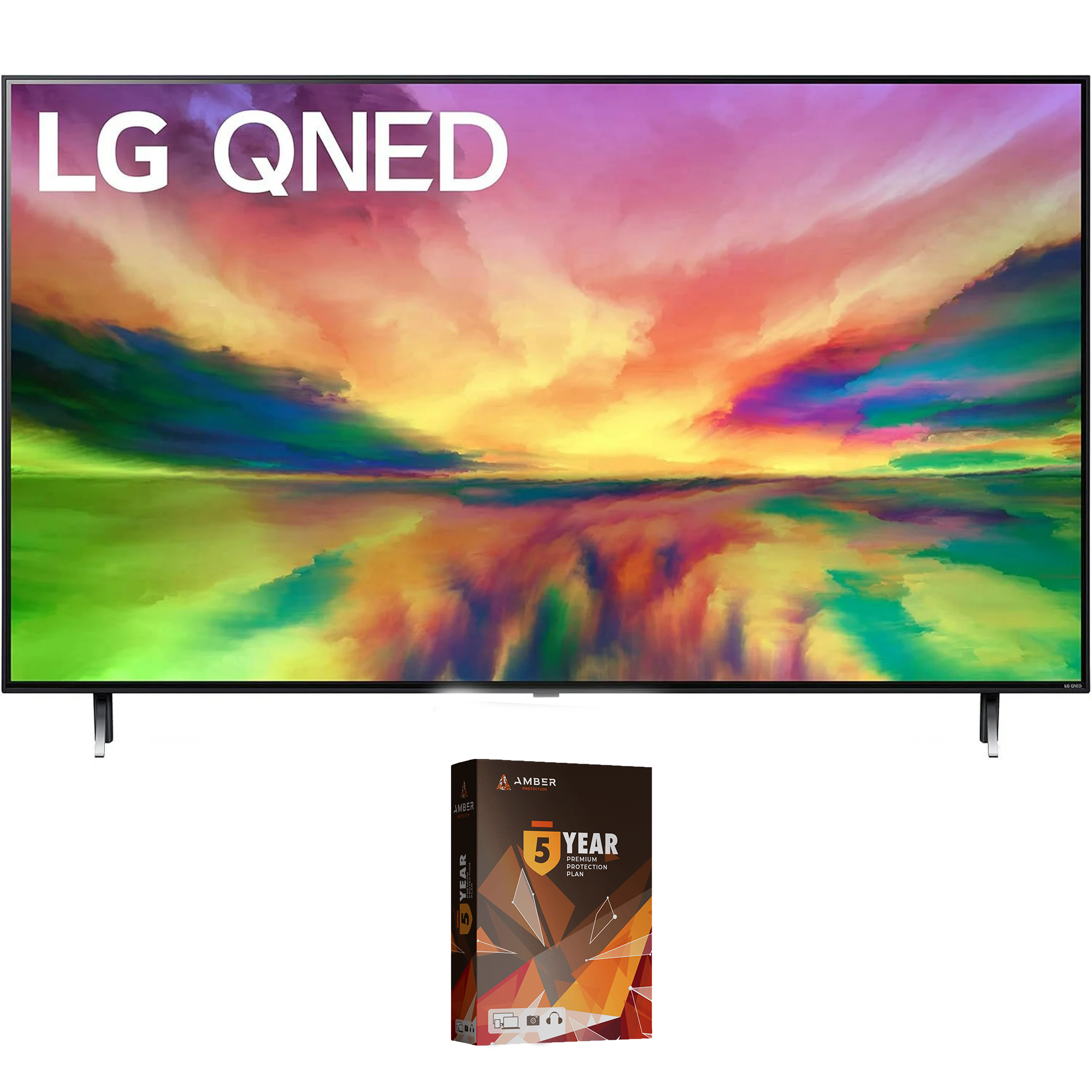 "LG 50QNED80URA 50"" UHD AI ThinQ 4K Mini-LED QNED Smart TV with Extra ...