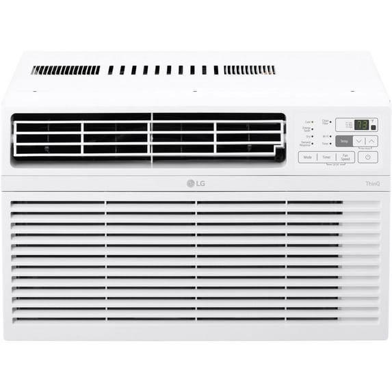 LG Smart 8,000 BTU Window-Mounted Air Conditioner, Wi-Fi Control, 340 ...