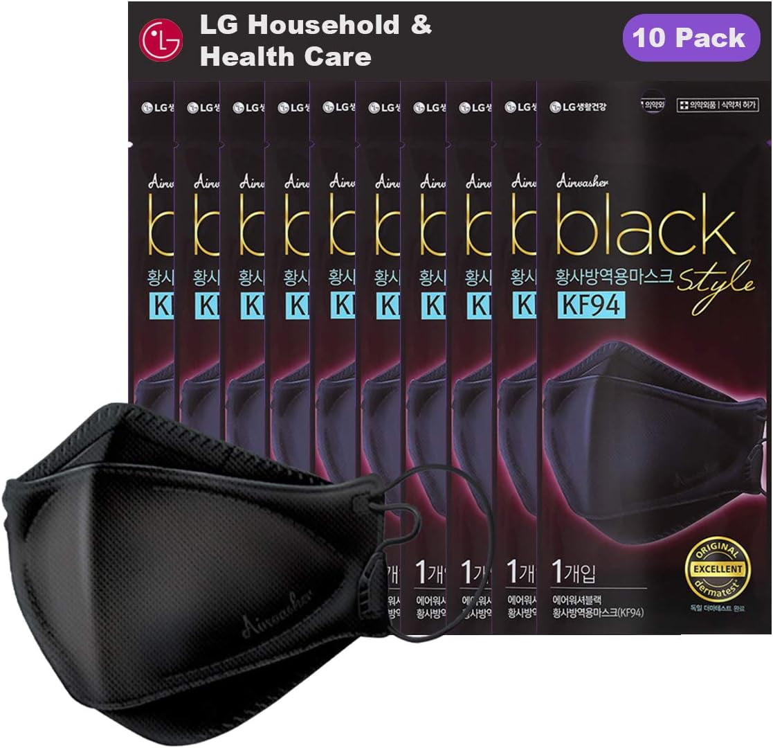 [LG Airwasher] KF94 Disposable Face Mask, 10 Pack - Made in Korea ...