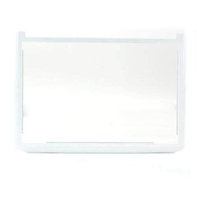 LG Appliances AHT73514202 Refrigerator Glass Shelf with White Trim ...