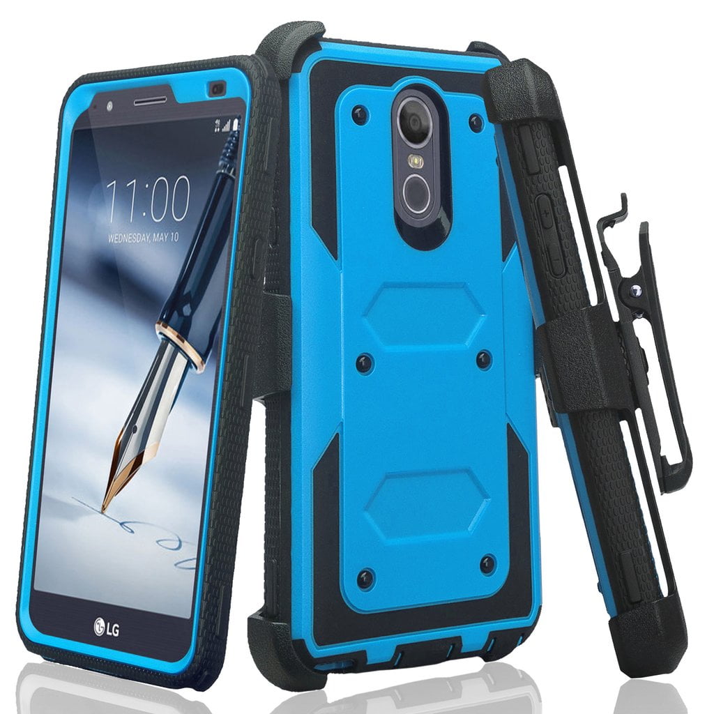 LG Aristo 4 Plus +/K30 2019/Journey LTE/Escape Plus/Arena 2/Tribute Royal/Prime 2 Case w/ Built ...