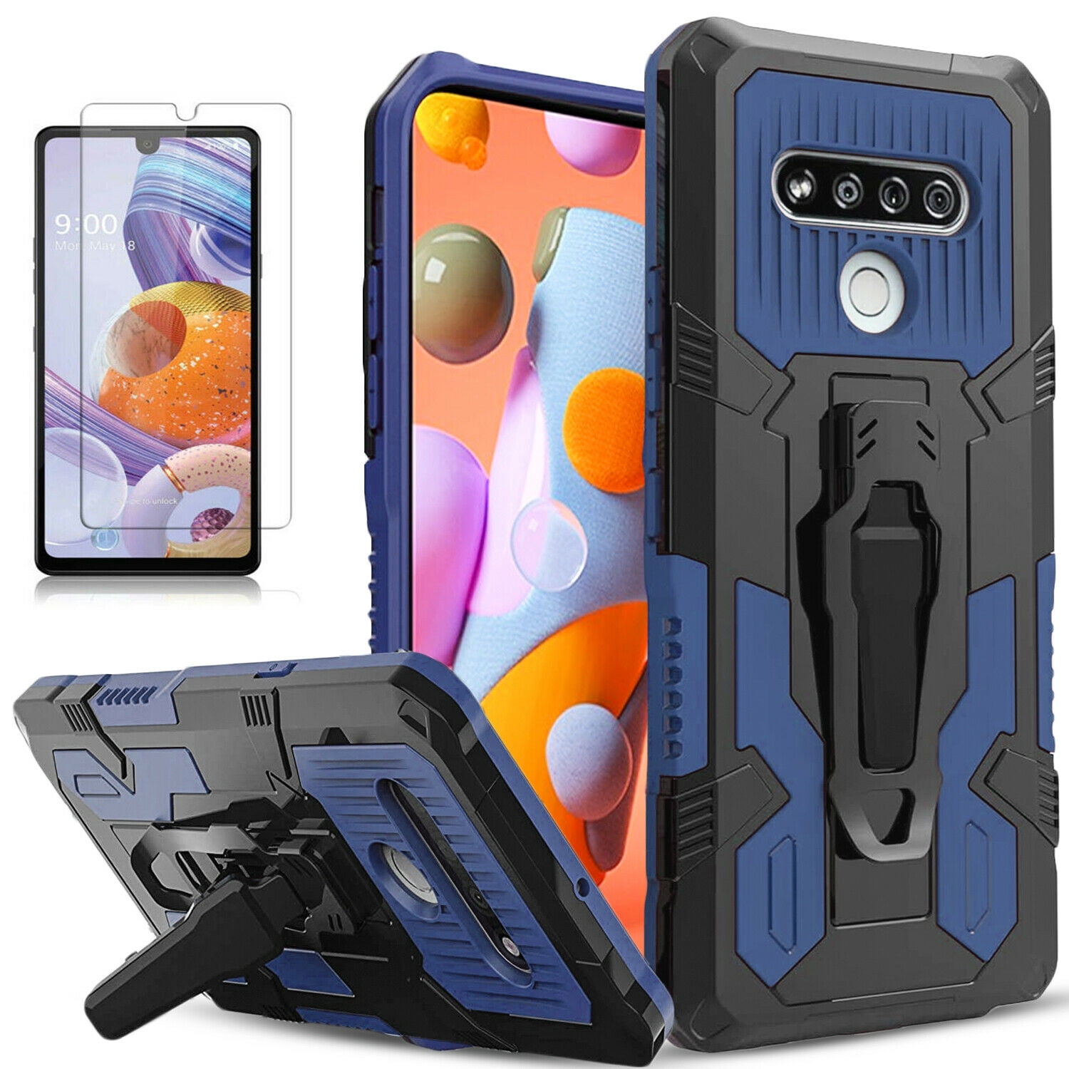 LG Aristo 5 Case, LG Tribute Monarch Case, Dual Layers [Combo Holster ...