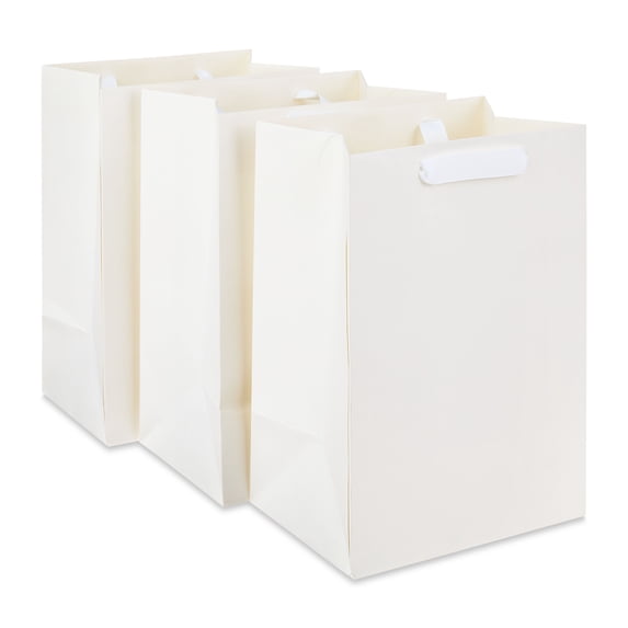 Large White Gift Bags, 7" x 10", 3 Count, by Way To Celebrate - Walmart.com