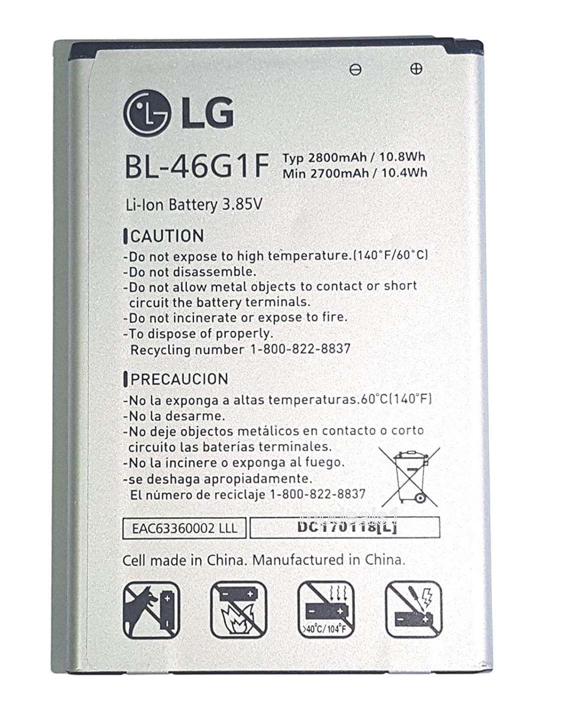 L.G Battery for LG K20 Plus K20 V Harmony 2700mAh OEM Original Power ...