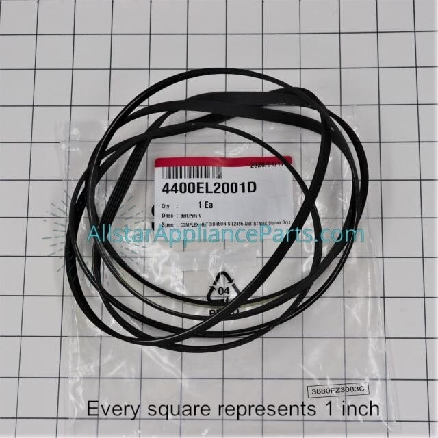 LG Dryer Belt Poly V 4400EL2001D - Walmart.com