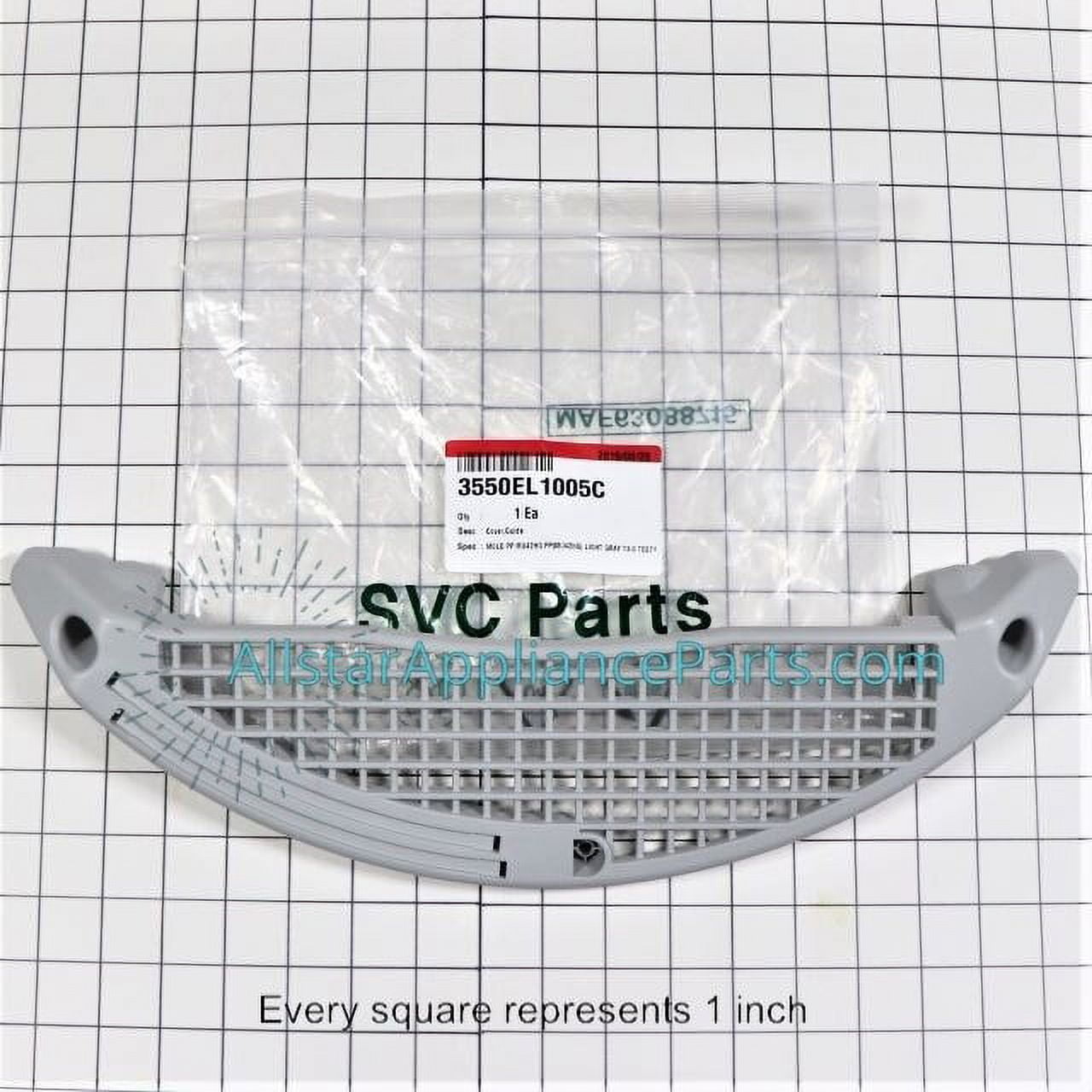 LG Dryer Guide Cover 3550EL1005C - Walmart.com