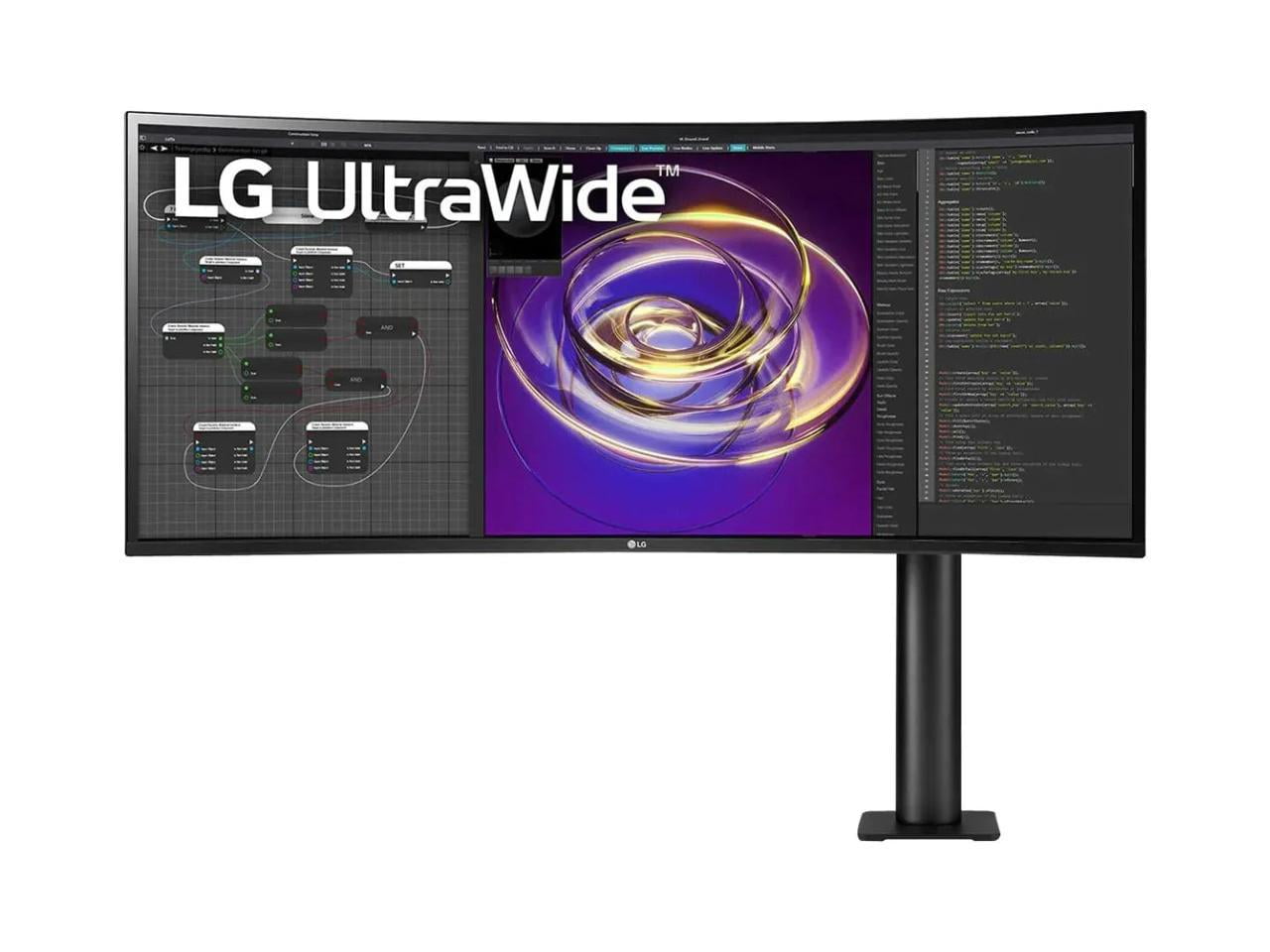 LG Electronics 34 inch Ergo Stand IPS Curved HDMI DP USB-C HDR Speaker ...