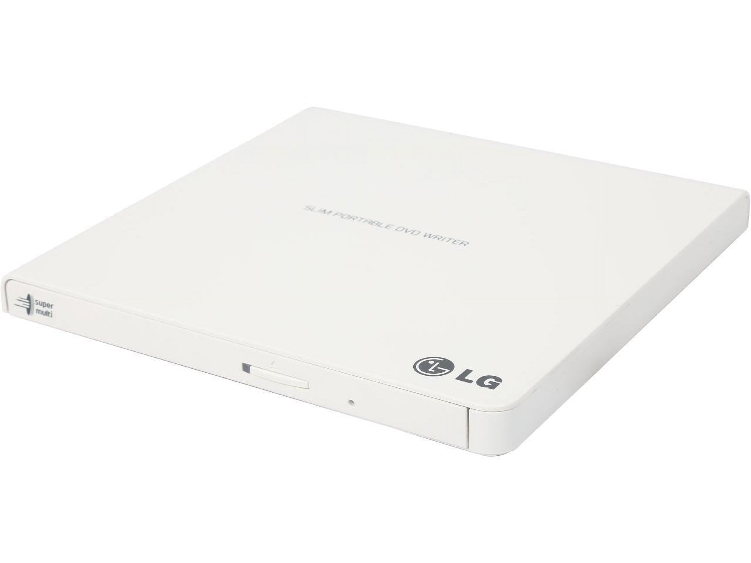 LG External CD/DVD Rewriter With M-Disc Mac & Surface Support (White ...