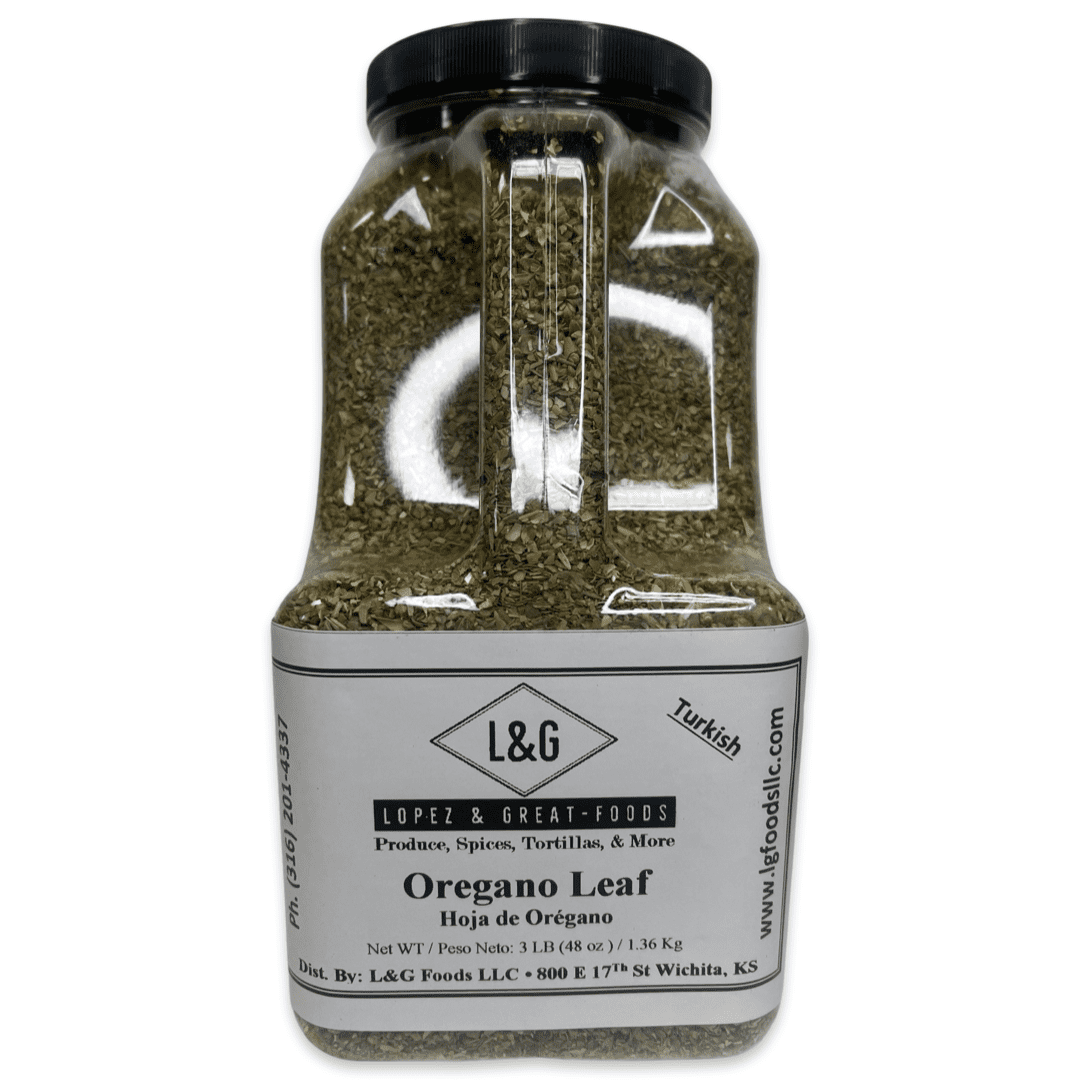 LG Foods - Oregano Leaves in Jar (Large/Bulk Restaurants Size) 48oz ...