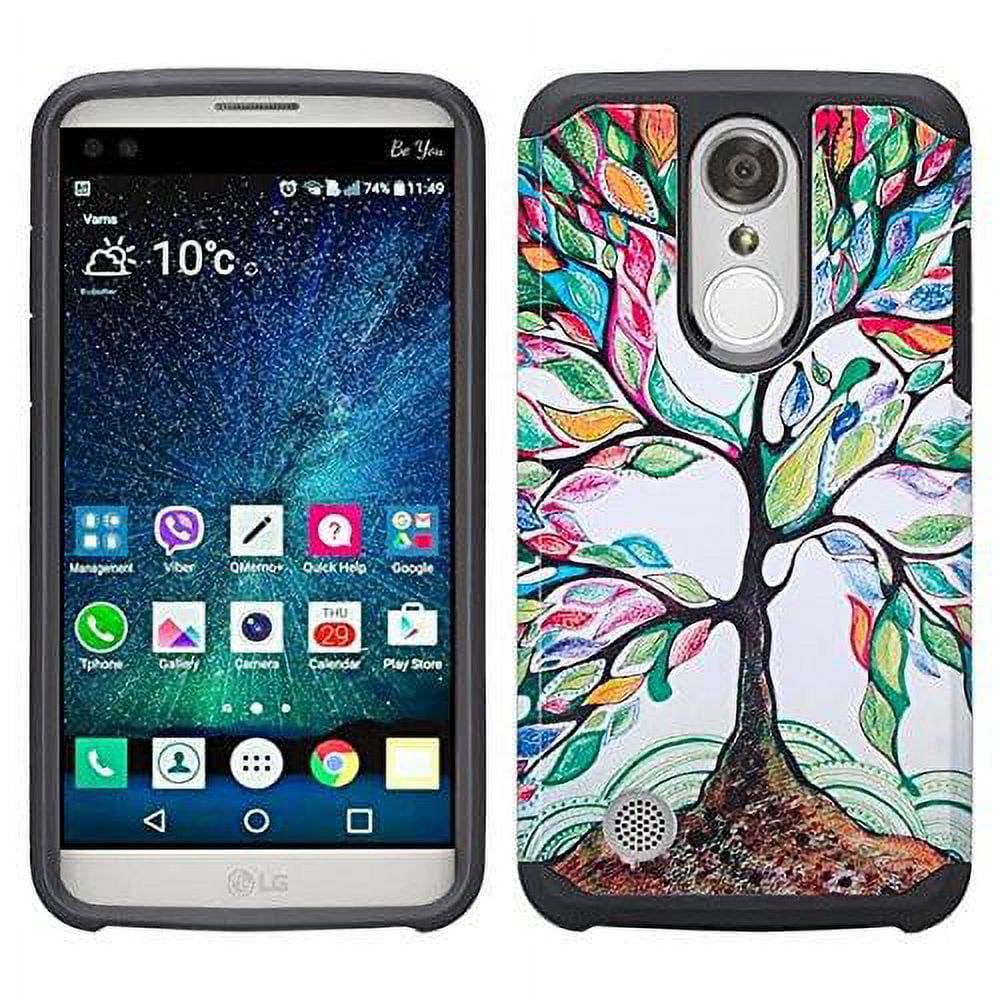 LG Fortune 2, LG Zone 4, LG Rebel 3 Case, Dual Layer Hybrid Armor Case ...