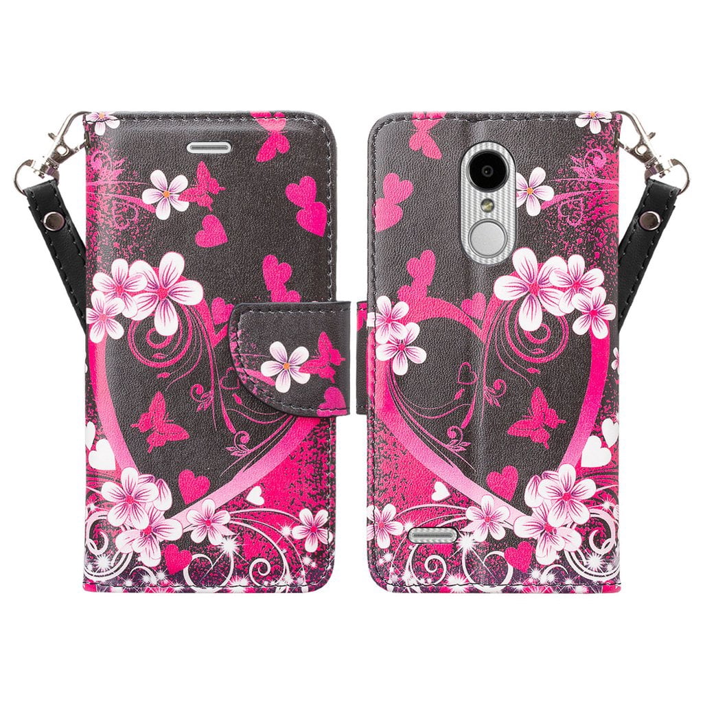 LG Fortune 2, LG Zone 4, LG Rebel 3 Case, Magnetic Leather Wallet ...