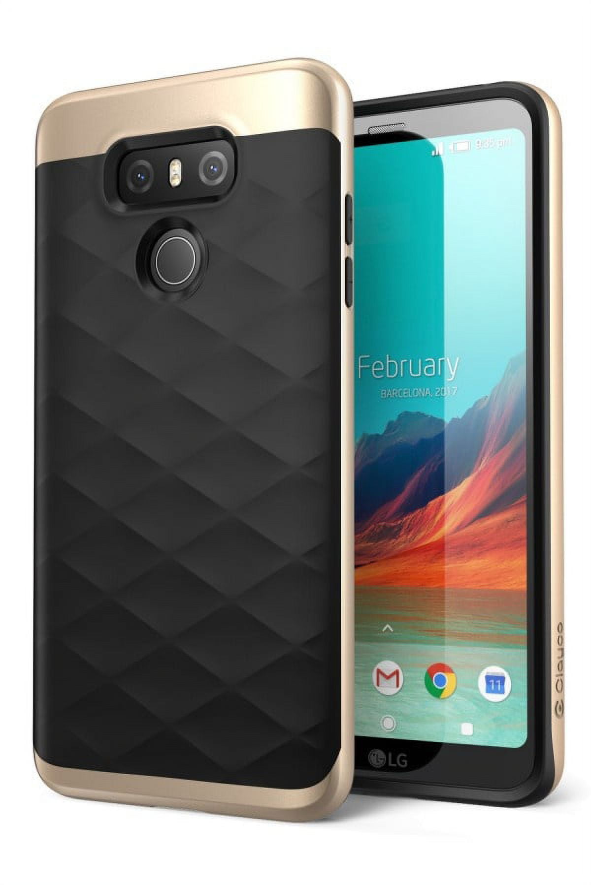 LG G6 Case, Clayco Helios Series Premium Hybrid Protective Case for LG ...