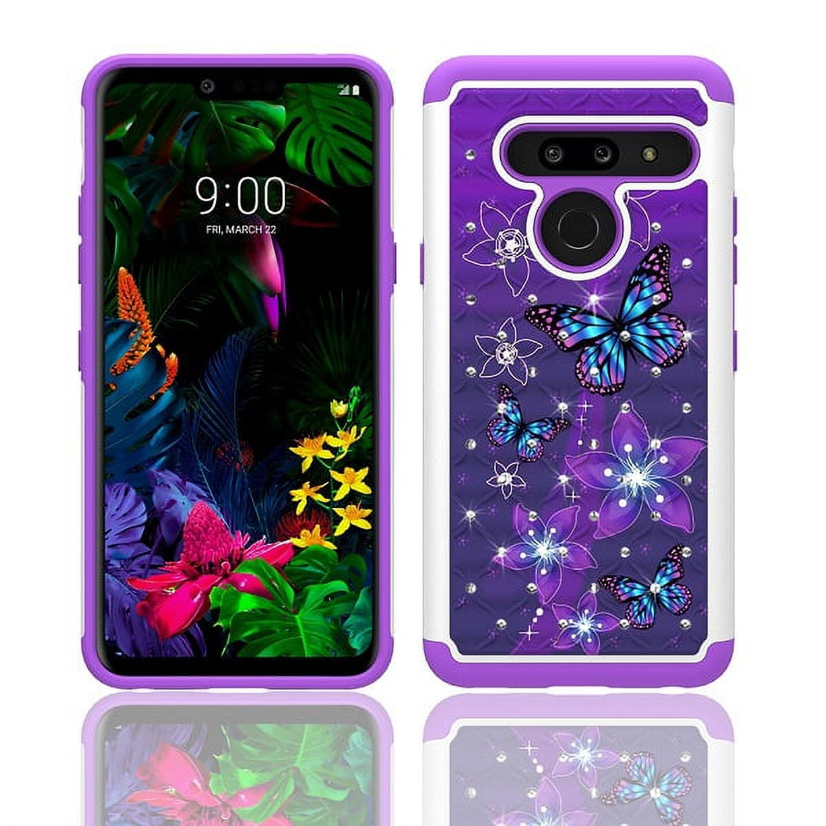 LG G8 ThinQ Case, Phone Case for LG G8 , Studded Rhinestone Crystal ...