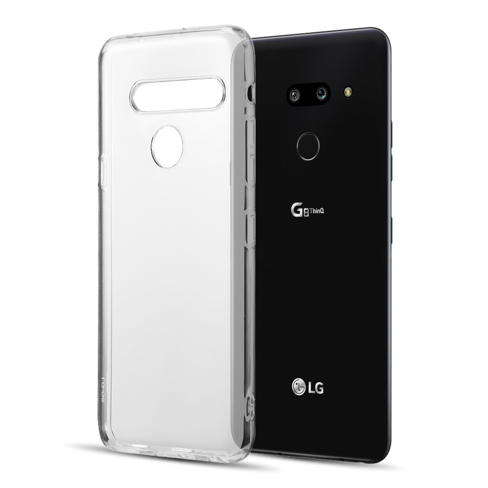 LG G8 ThinQ Phone Clear Case Hybrid [Drop Cushion] [Crystal Clear] Soft ...
