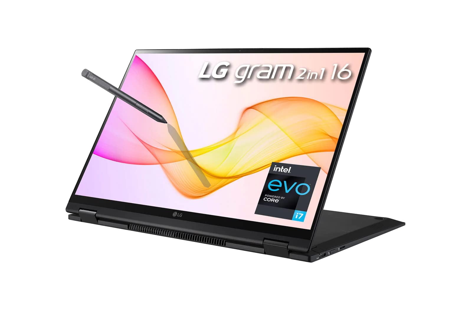 LG GRAM, 16" 2-in-1 Ultralight Laptop 2022, Full Day Battery, WQXGA IPS ...
