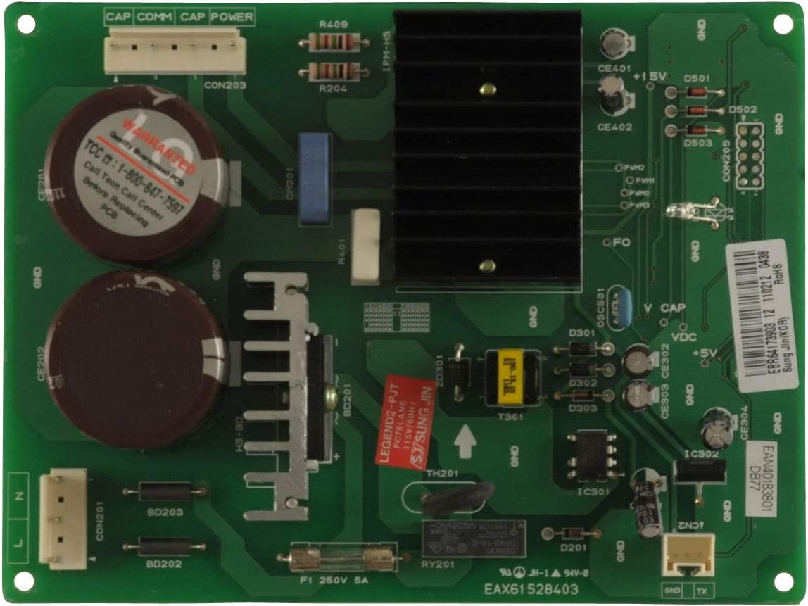 LG Genuine OEM EBR64173903 Refrigerator Power Control Board (PCB ...