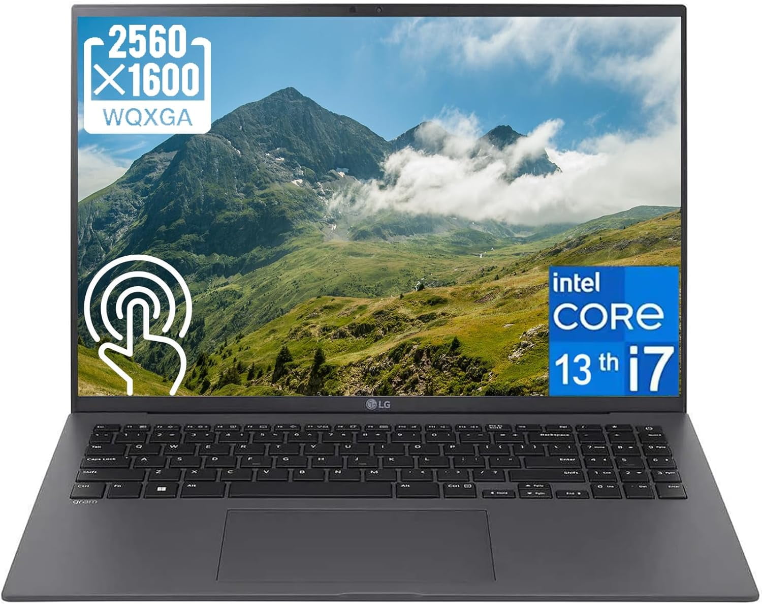 LG Gram 16" WQXGA Touch Laptop for Business, Intel 12-Core i7-1360P ...