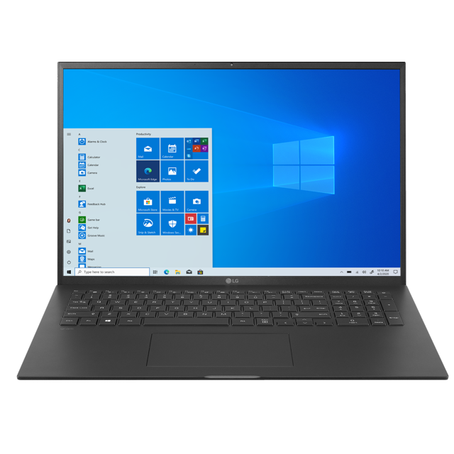LG 17Z90PKAAB9 17 inch Gram Ultra-Lightweight Slim Laptop - Black ...
