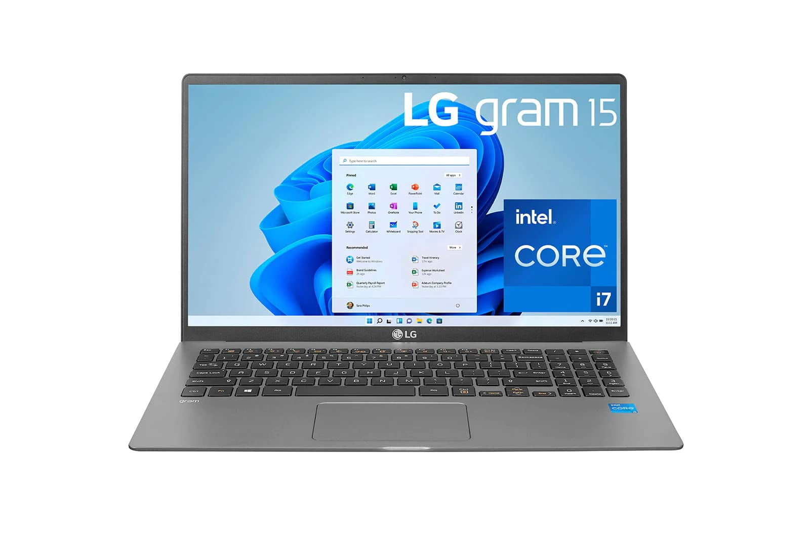 LG Gram Ultralight Laptop 2022, Full Day Battery, 15.6" FHD IPS, Intel ...
