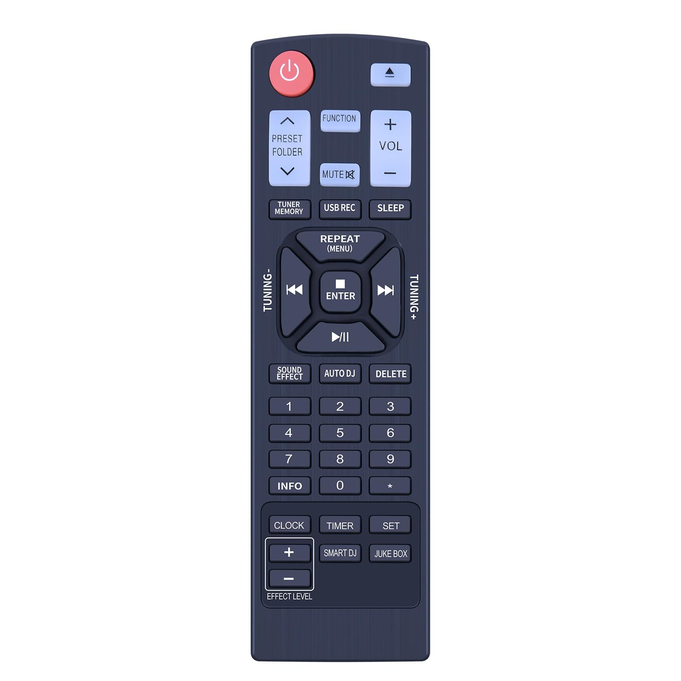LG Hi-Fi System Replacement Remote Control AKB73655731 - Walmart.com