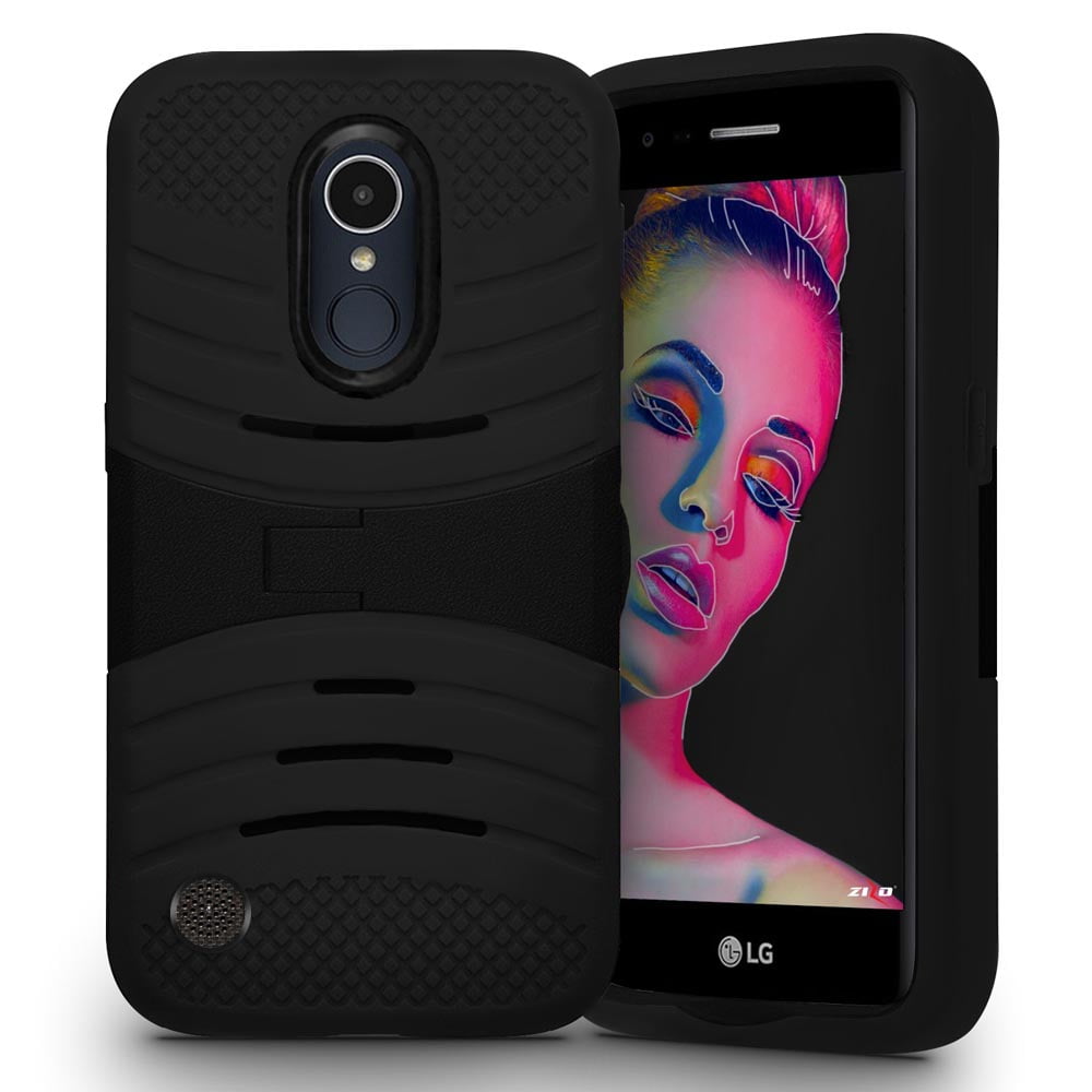 LG K20 Plus Case, ZV UCASE-Hybrid Dual Layer w/ Silicon Rugged Shell ...