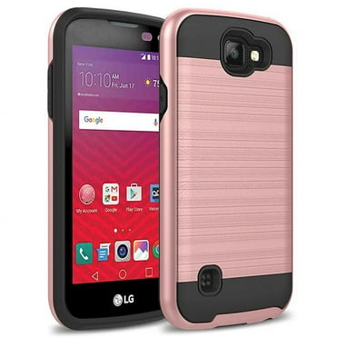 LG G Stylo 2 / Stylus 2 / LS775 Hybrid Shockproof Tough Case Cover Rose ...