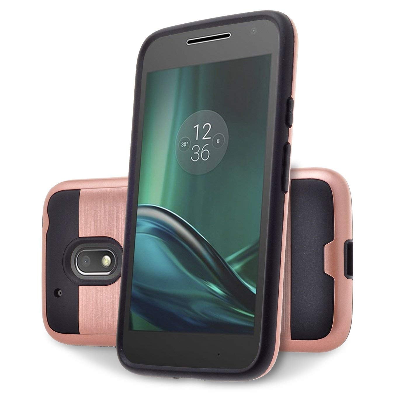 LG K30 Case, LG K10 2018 Case, 2-Piece Style Hybrid Shockproof Hard ...