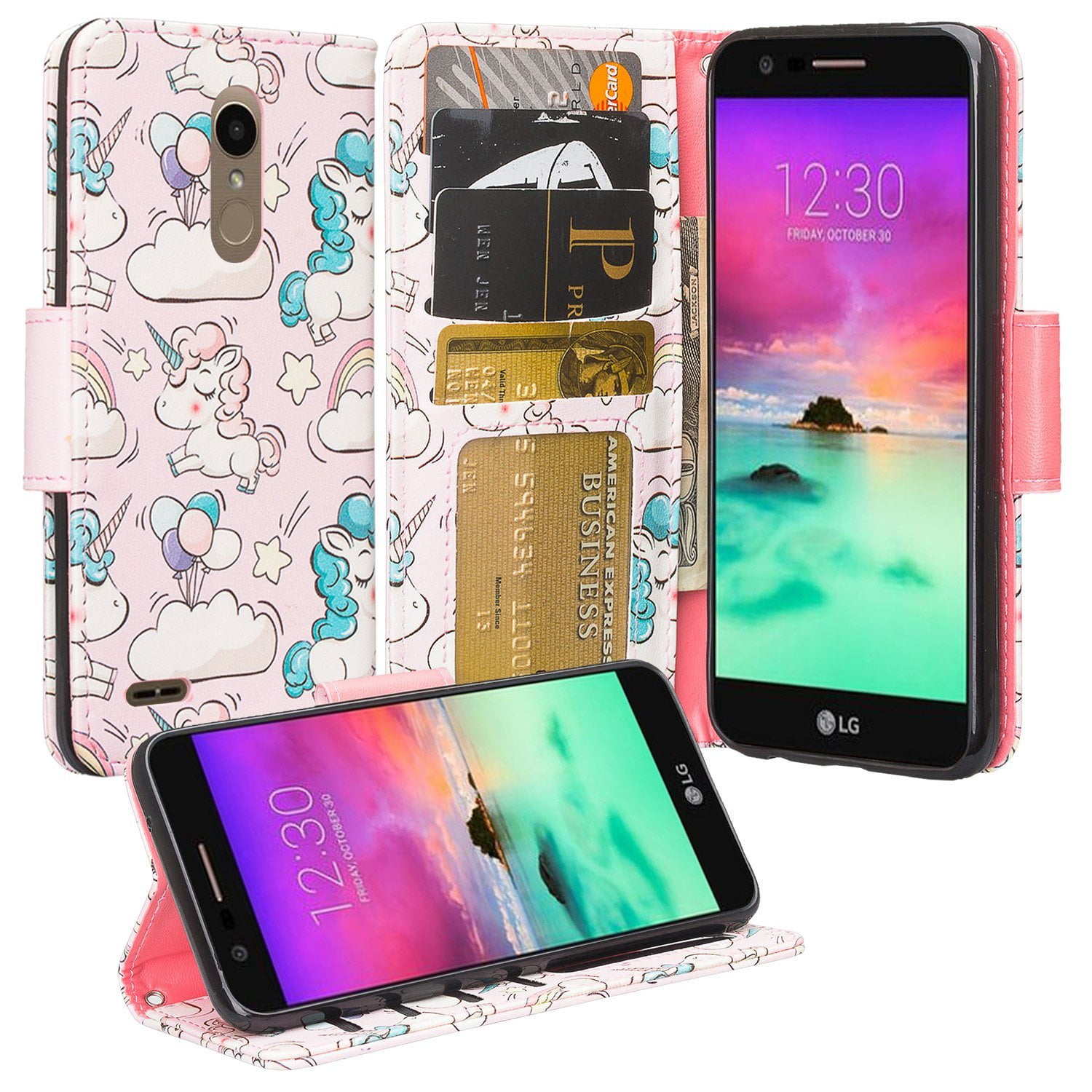 LG K30 Case, LG Premier Pro LTE Case, LG K10 2018 Case [Kickstand] Cute ...