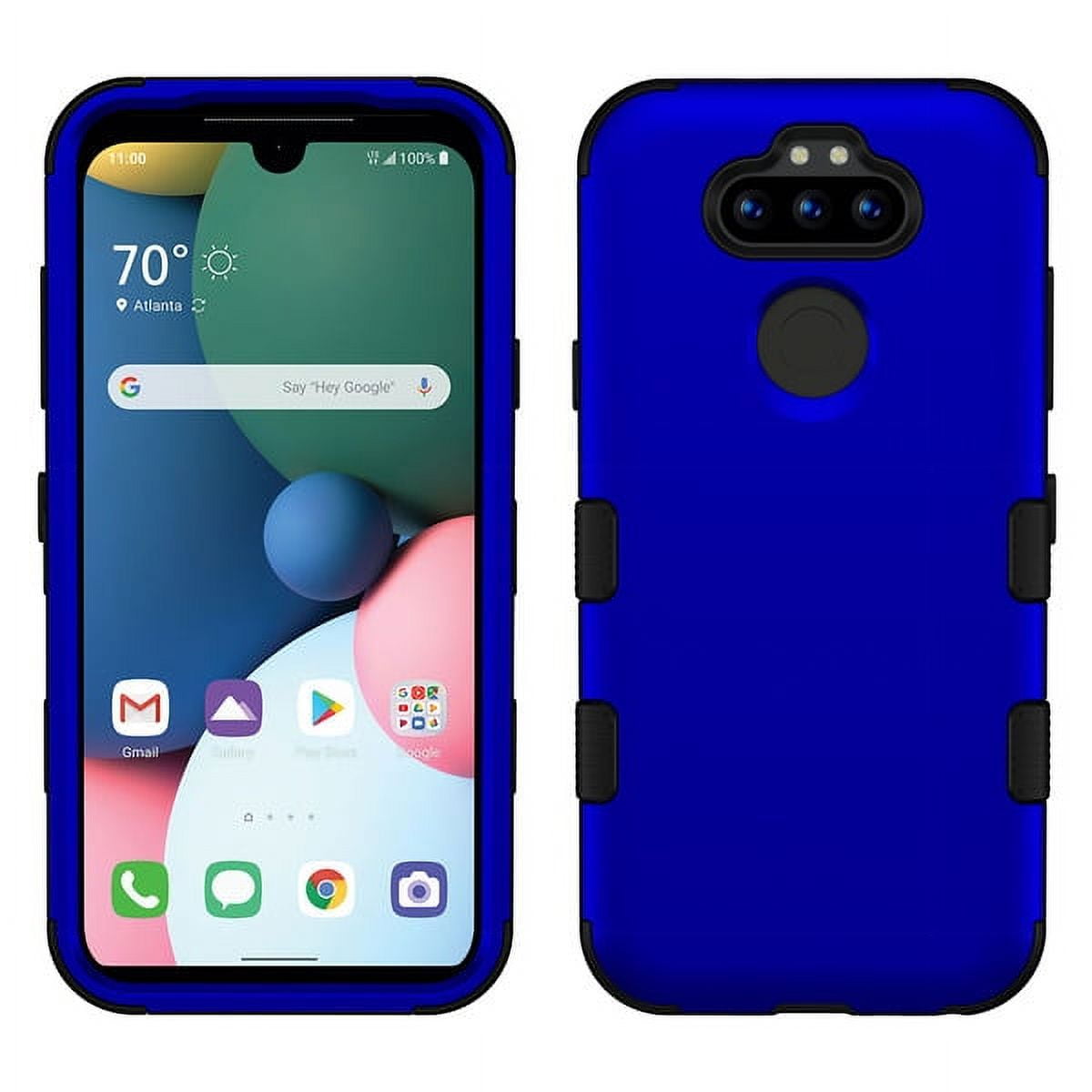 LG K31 /Aristo 5 /Fortune 3 Phone Case 3 in 1 Hybrid Armor Hard & TPU ...