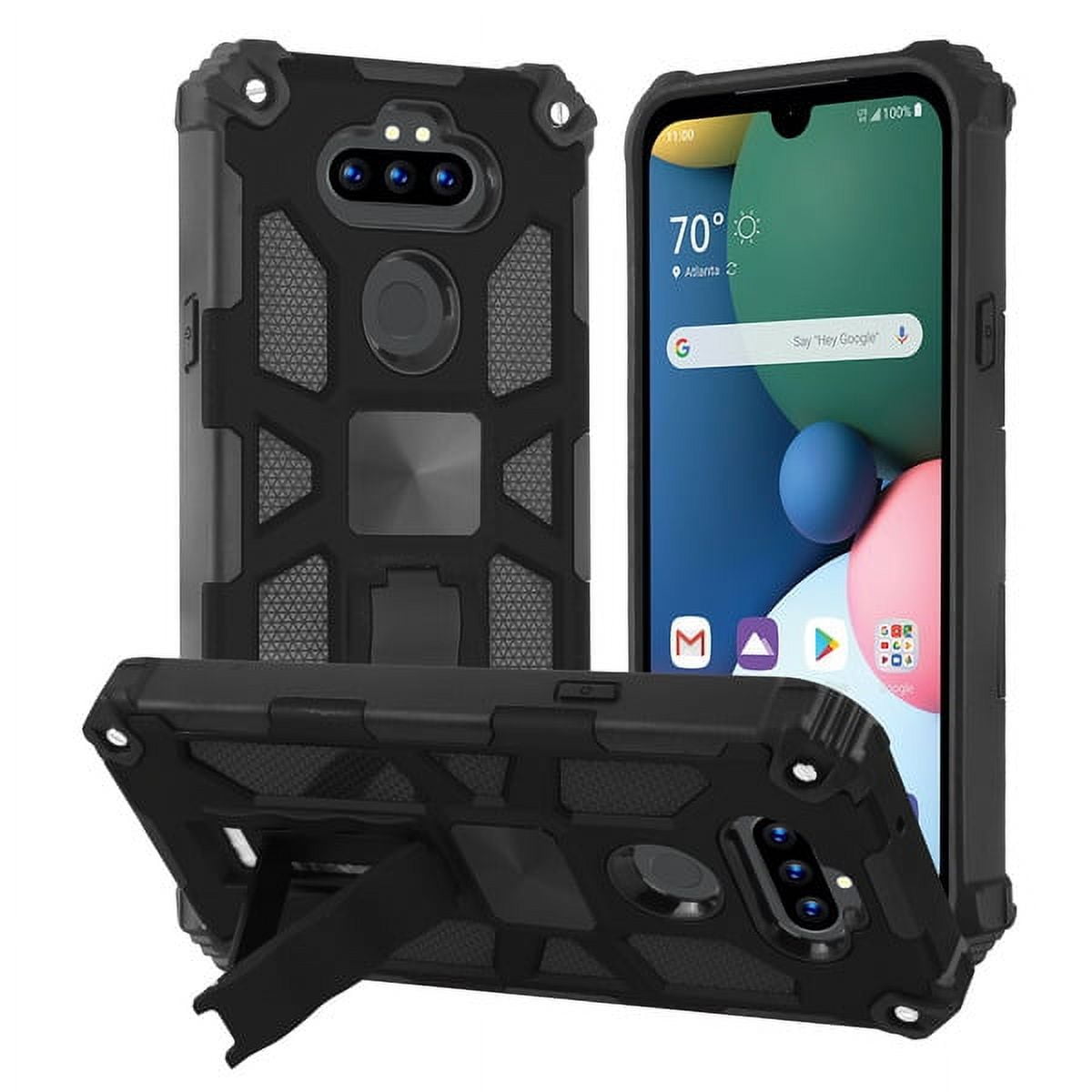 LG K31 /Aristo 5 /Fortune 3/Risio 4 Phone Case Hybrid Armor Shockproof ...