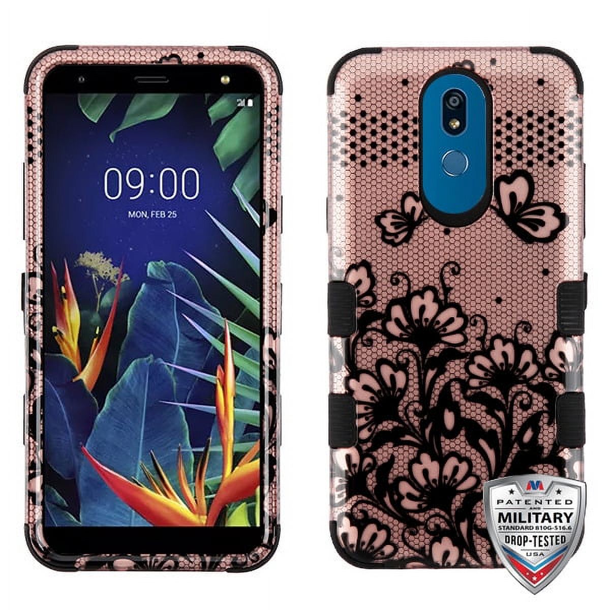 LG K40 Phone Case 3 in 1 Hybrid Impact Armor Hard PC & TPU Silicone ...