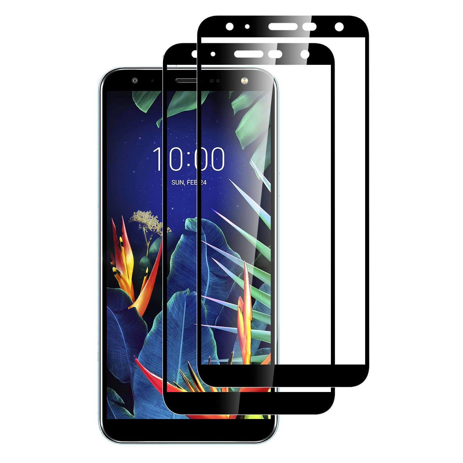 LG K40 Screen Protector - 2 Pack, Clear Tempered Glass - Walmart.com