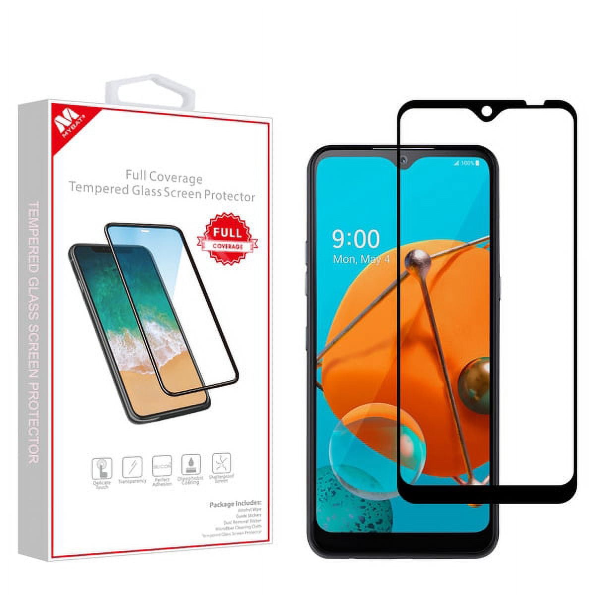 LG K51 / LG Reflect Tempered Glass Screen Protector [Edge to Edge ...