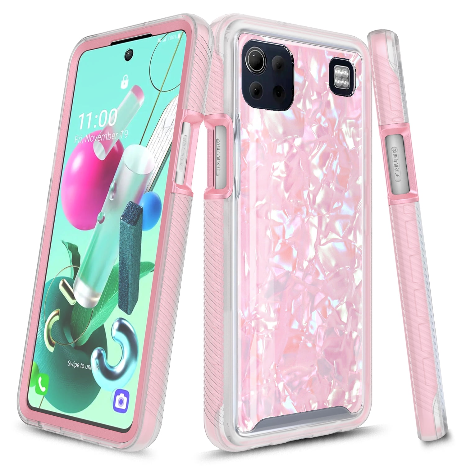 LG K92 5G Case, Rosebono Graphic Design Shockproof Impact Resistant ...