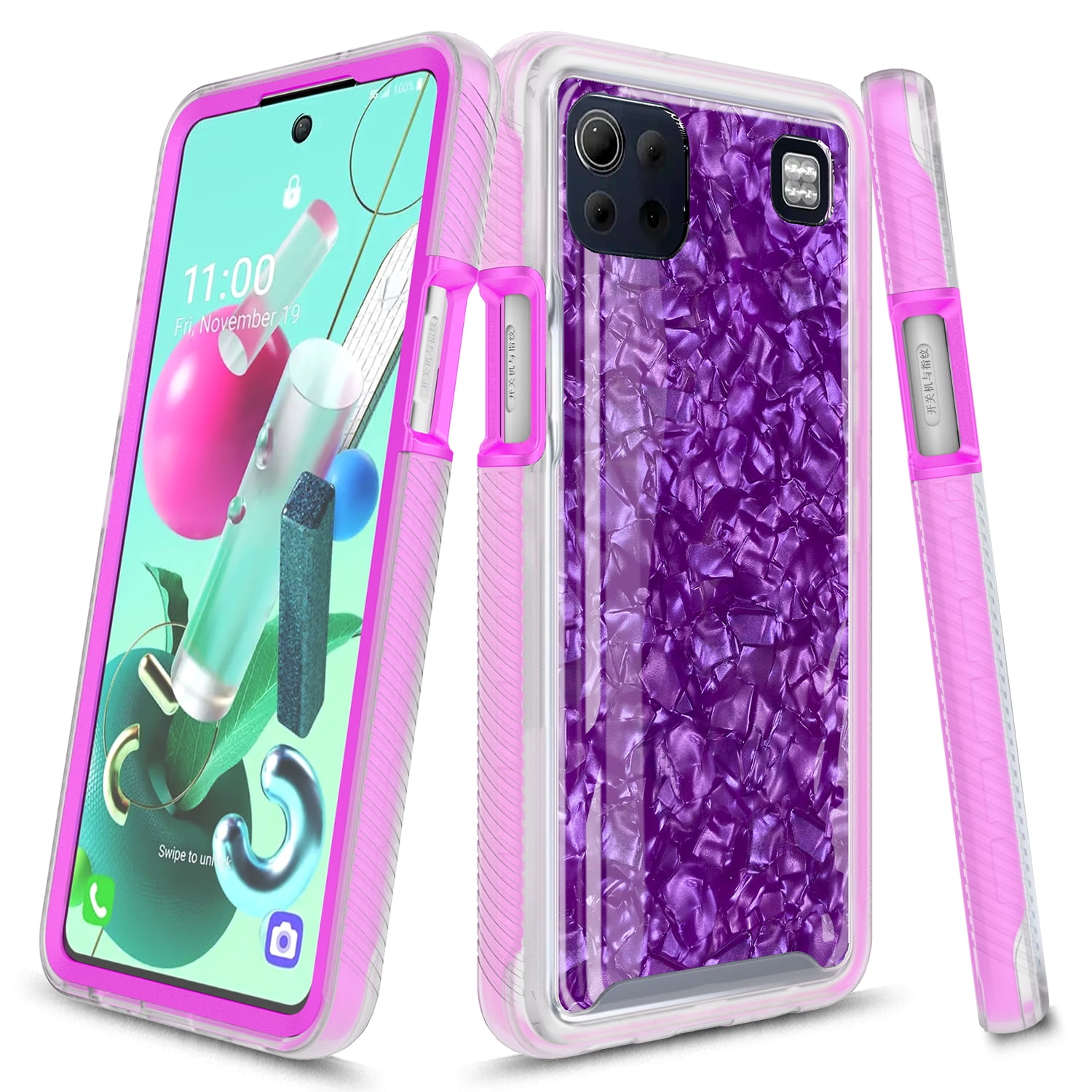 LG K92 5G Case, Rosebono Graphic Design Shockproof Impact Resistant ...