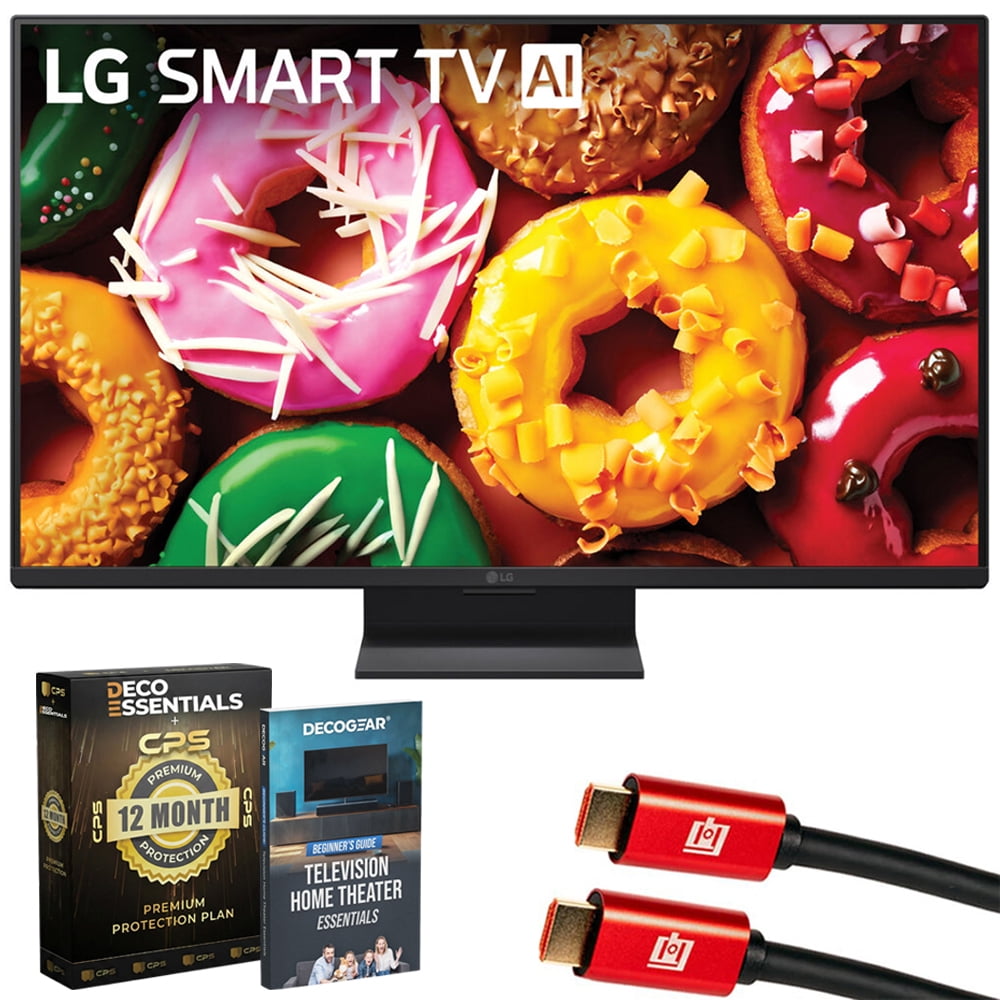 LG LB70 24" Full HD HDR10 Pro Smart LED TV 24LB7000PUA Bundle with 1 YR ...