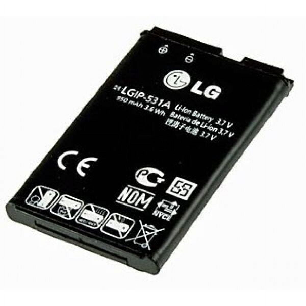 LG LGIP-531A Cell Flip Phone Li-Ion 3.7V Battery 950mAh 3.6Wh 1lCP6/35/ ...