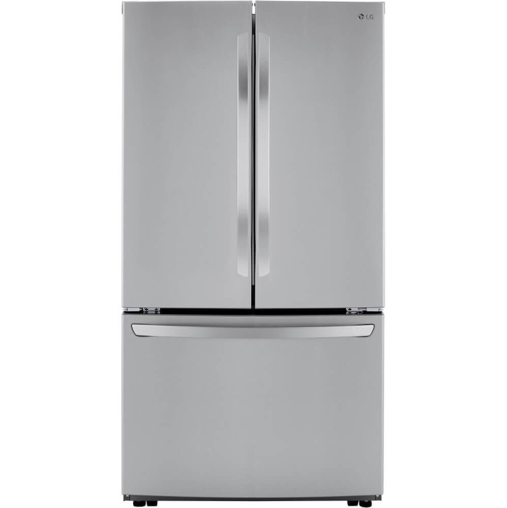 LG LRFCC23D6S 23 Cu. Ft. Counter-Depth 3-Door French Door Smart Fridge ...