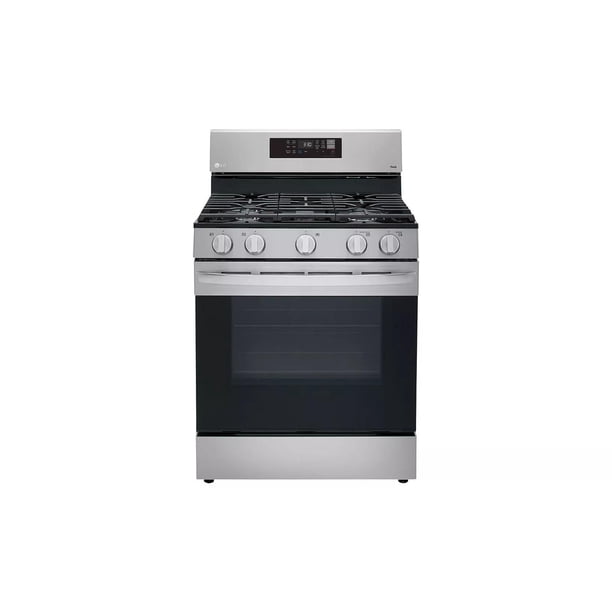 LG LRGL5823S 5.8 Cu. Ft. Stainless Gas Convection Smart Range with ...
