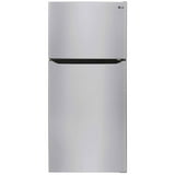 LG LRTLS2403S 23.8 Cu. Ft. Stainless Steel Top Mount Refrigerator With ...