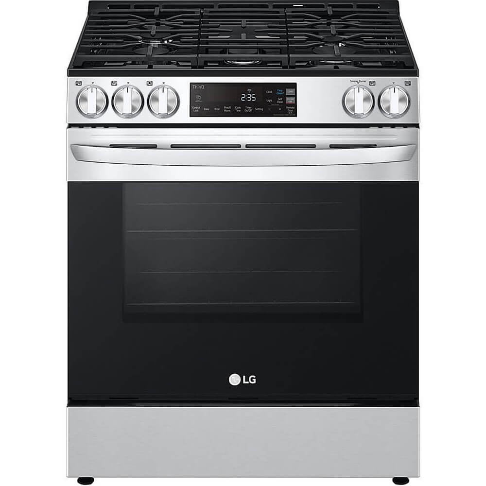 LG LSGL5831F 5.8 Cu. Ft. Stainless Smart Slide-In Gas Range - Walmart.com