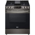 LG 5.8 cu ft. Smart Wi Fi Enabled Fan Convection Gas Slide in Range ...