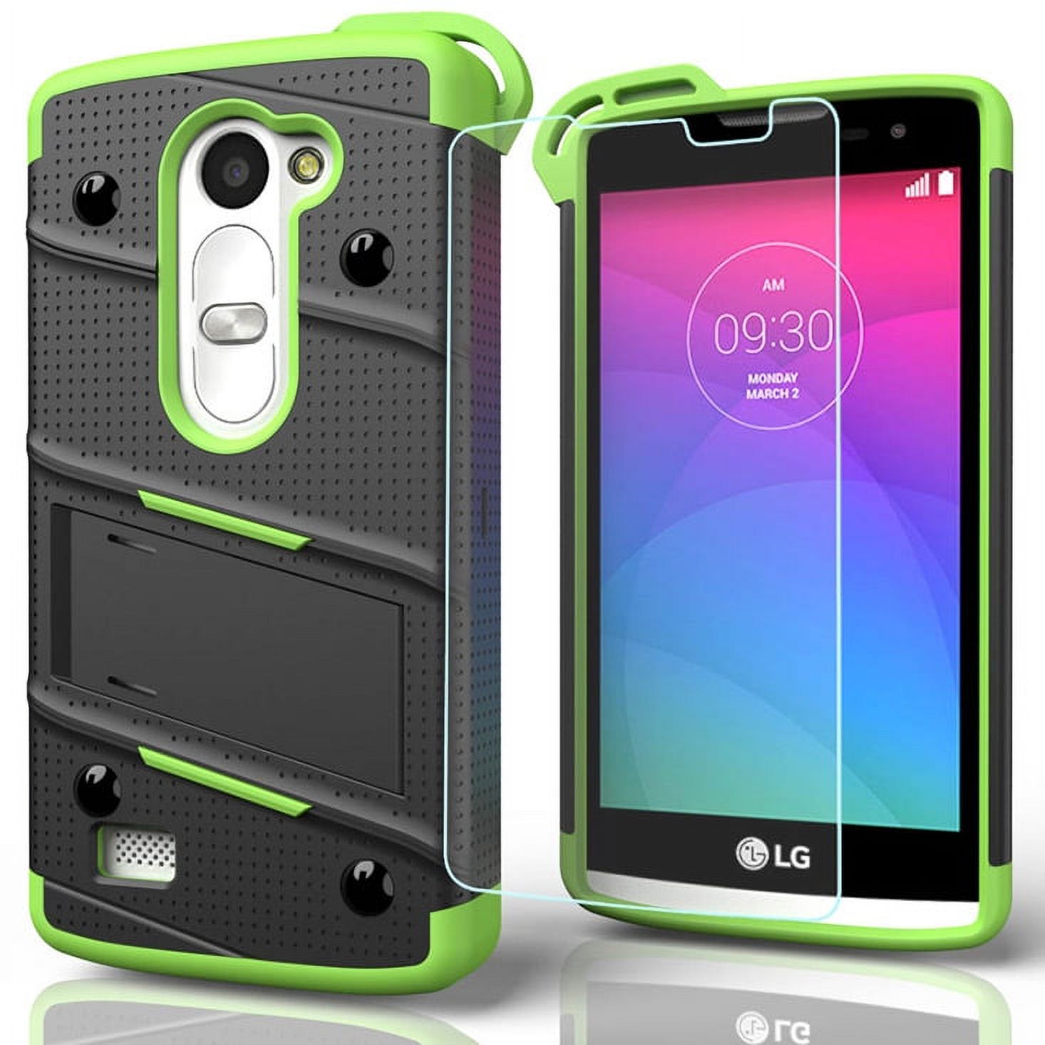 LG Leon Case, Zizo [Bolt Series] with FREE [LG Leon Screen Protector ...