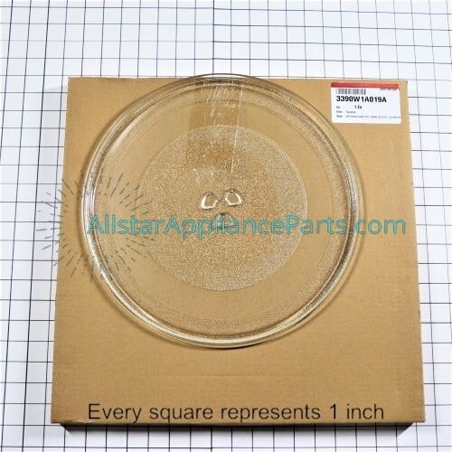 LG Microwave Glass Tray 3390W1A019E - Walmart.com