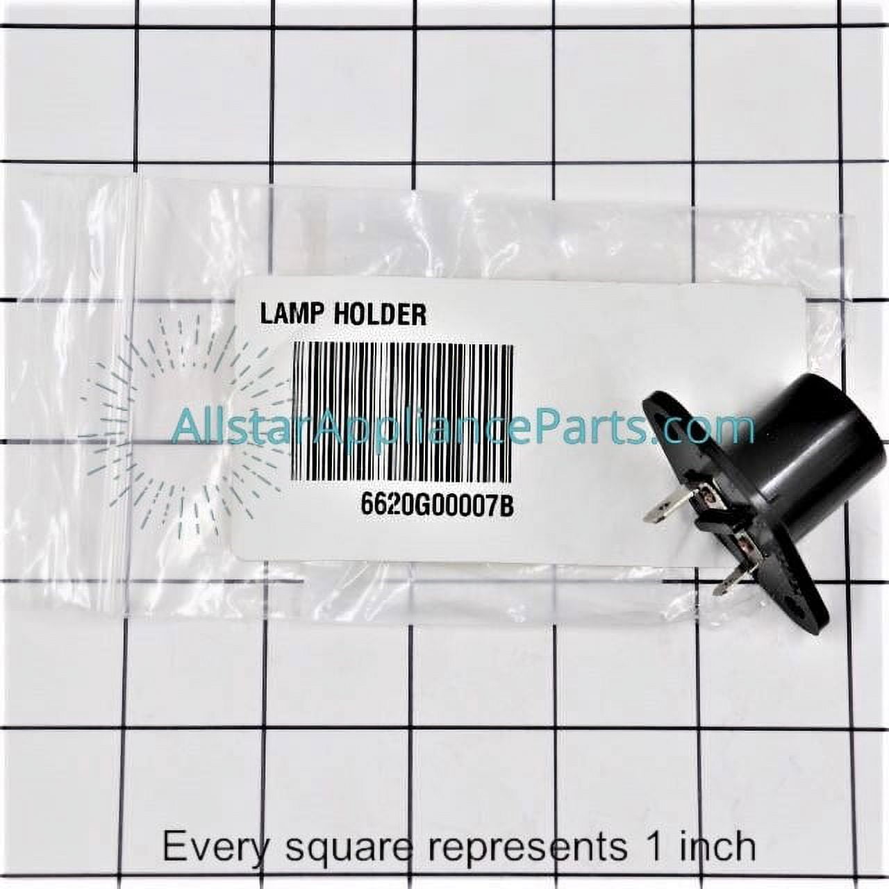 LG Microwave Light Socket 6620G00007B - Walmart.com