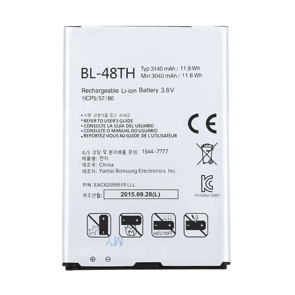 LG OEM Cell Phone Li-ion Battery 3140mAh 3.8V 11.9 - Walmart.com