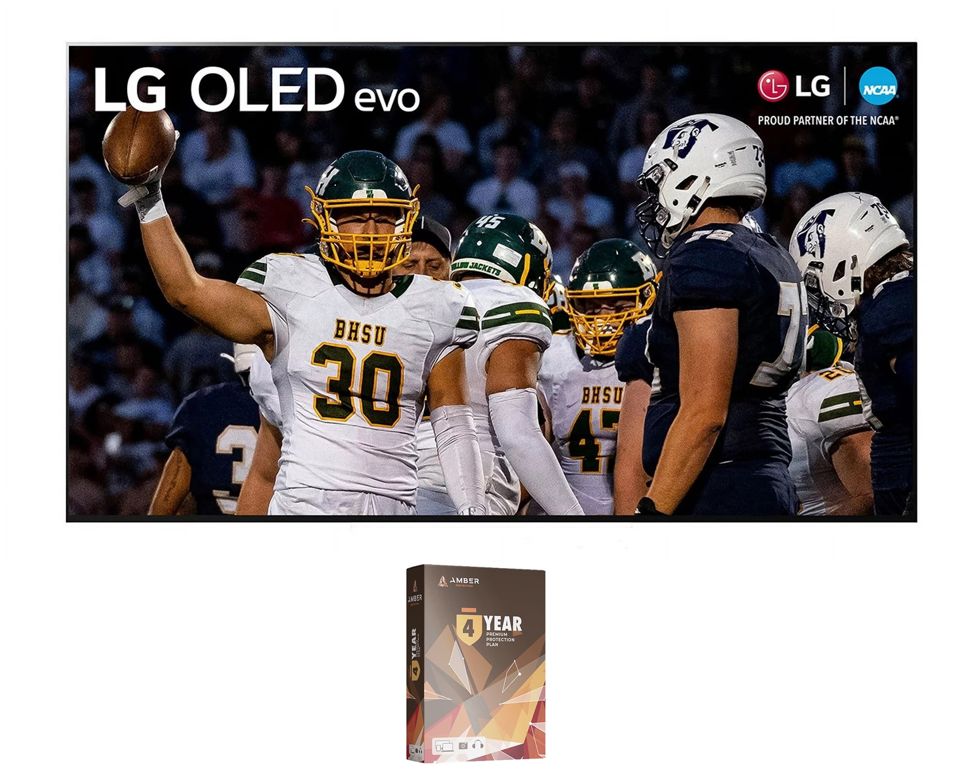 LG AI ThinQ 42C3PUA 42 Inch OLED evo Flat Screen 4K UHD Smart TV Dolby Atmos + 4 Year Amber ...