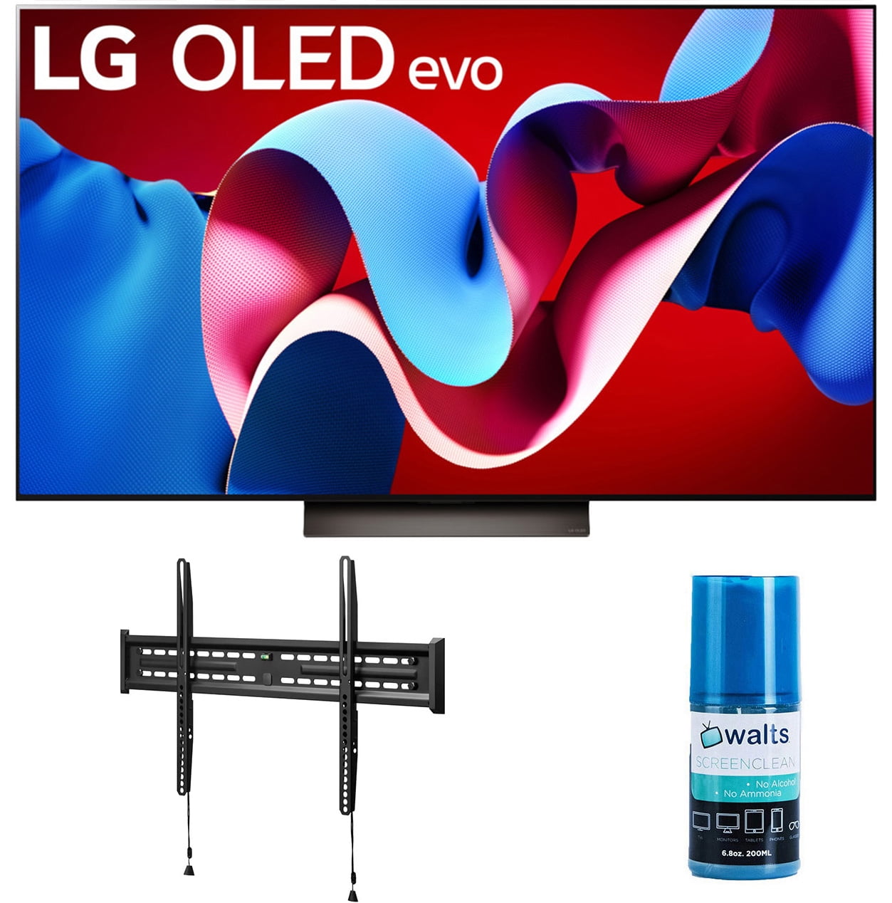 LG OLED48C4PUA 48 Inch Evo C4 Series OLED Smart TV with a Walts TV ...