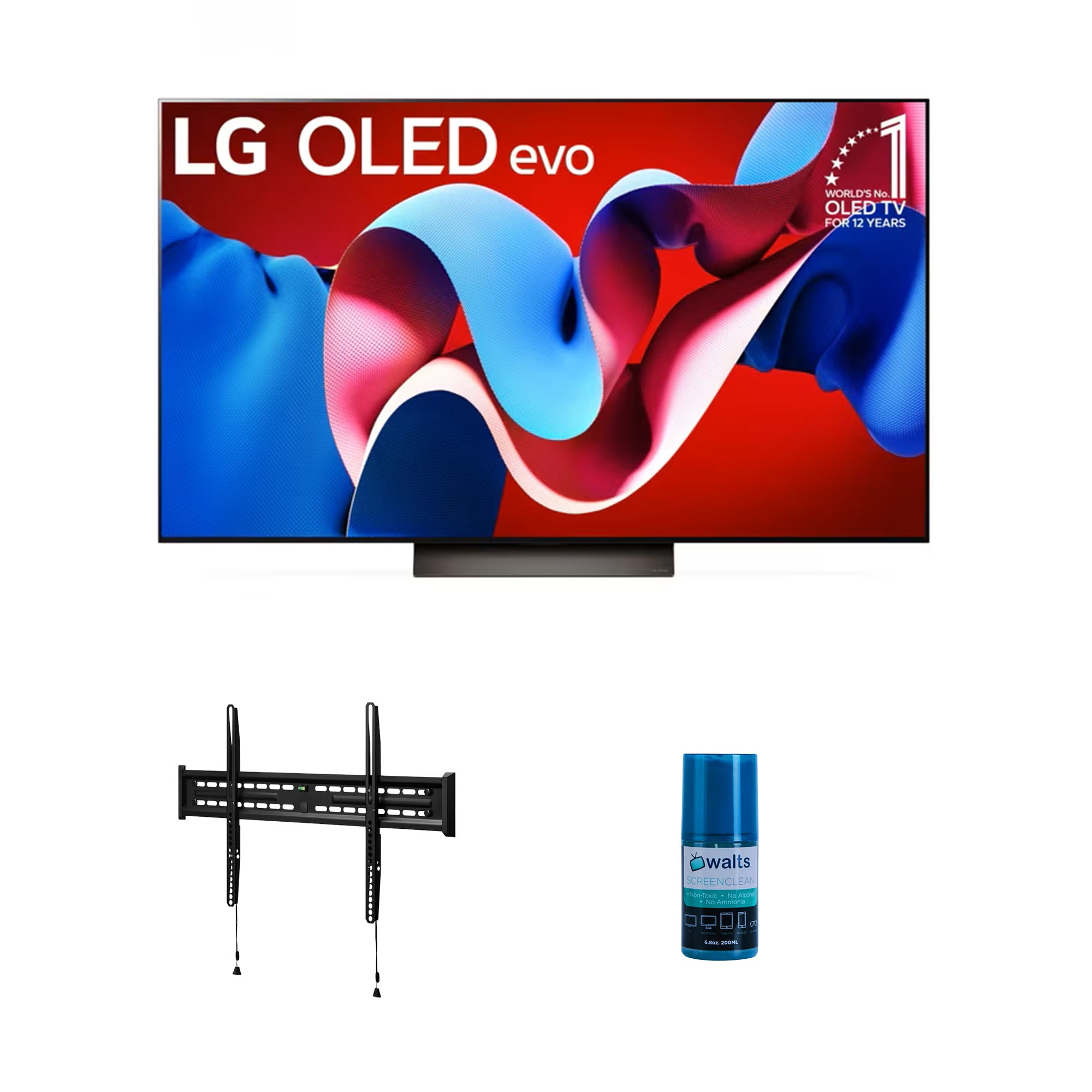 LG OLED55C4PUA 55 Inch Evo C4 Series OLED Smart TV with a Walts TV ...